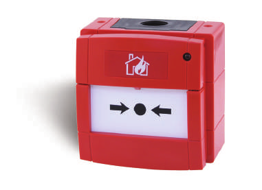 Conventionele waterdichte handbrandmelder met glas element – FireSense